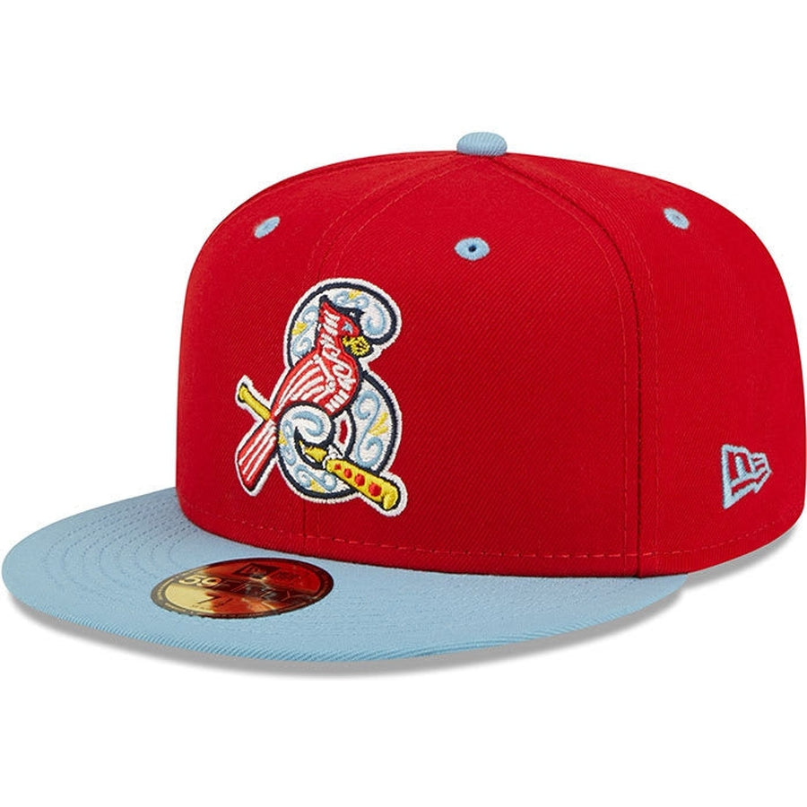 New Era Springfield Cardinals Red/Sky Blue 2022 59FIFTY Fitted Hat