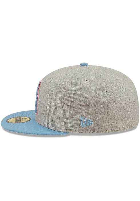 New Era Houston Oilers Heather Grey 59FIFTY Fitted Hat
