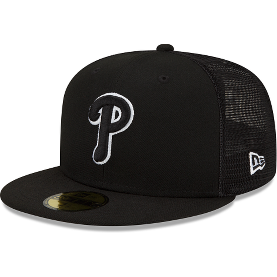New Era Philadelphia Phillies 2023 Batting Practice Black 59FIFTY Fitt