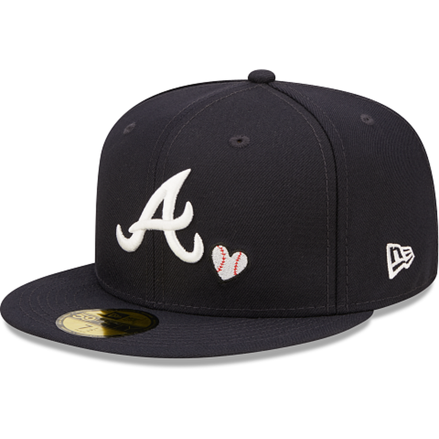 New Era Atlanta Braves Team Heart 2022 59FIFTY Fitted Hat