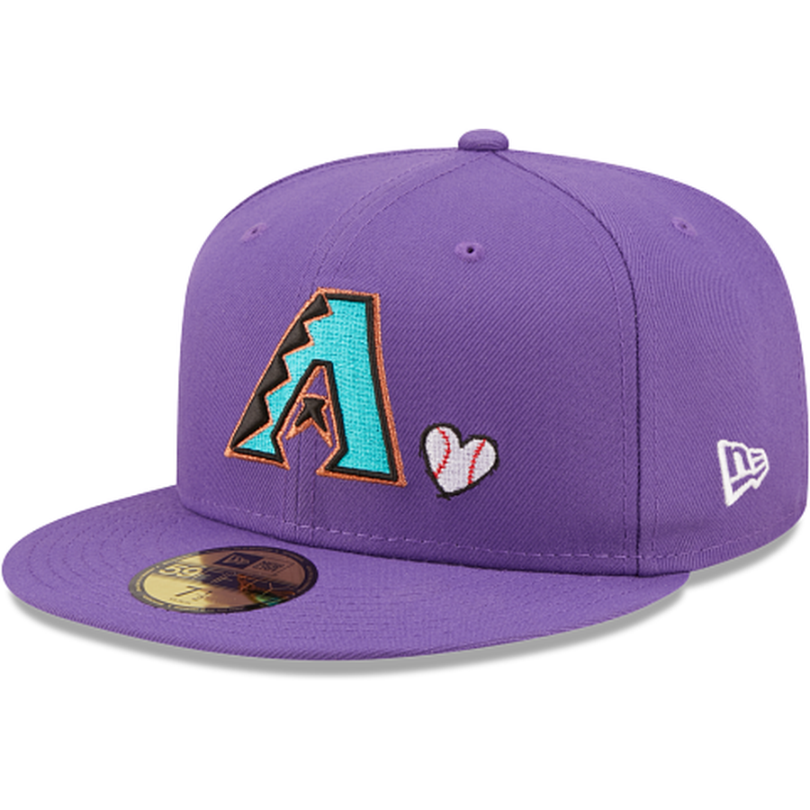 New Era Arizona Diamondbacks Team Heart 2022 59FIFTY Fitted Hat
