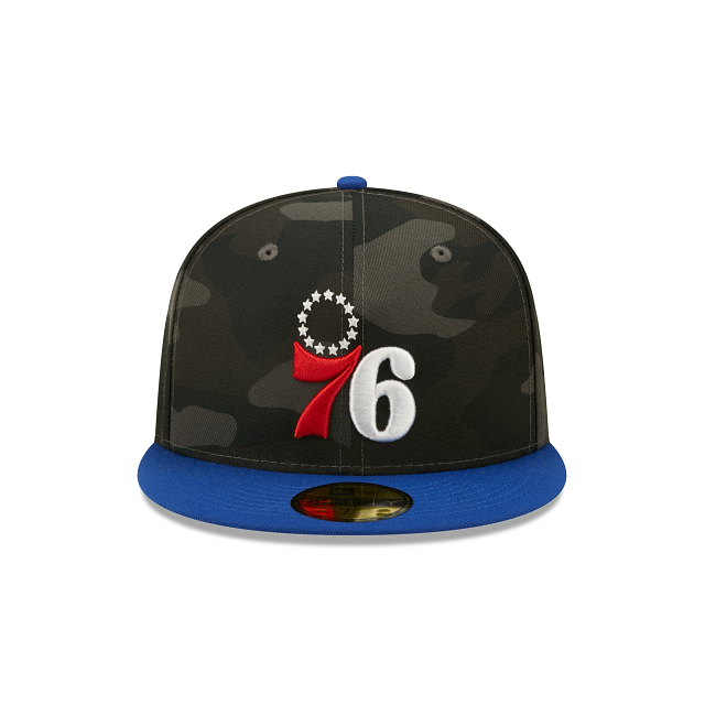 New Era Philadelphia 76ers Lifestyle Camo 59FIFTY Fitted Hat