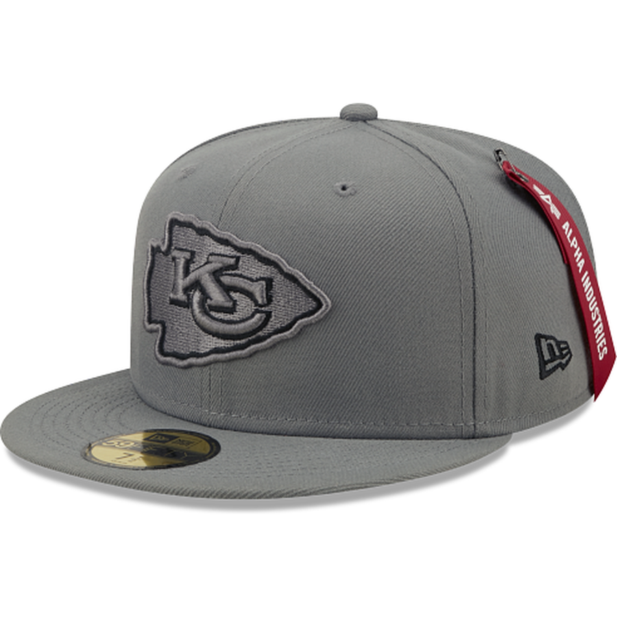 New Era Alpha Industries X Kansas City Chiefs Gray 2022 59FIFTY Fitted