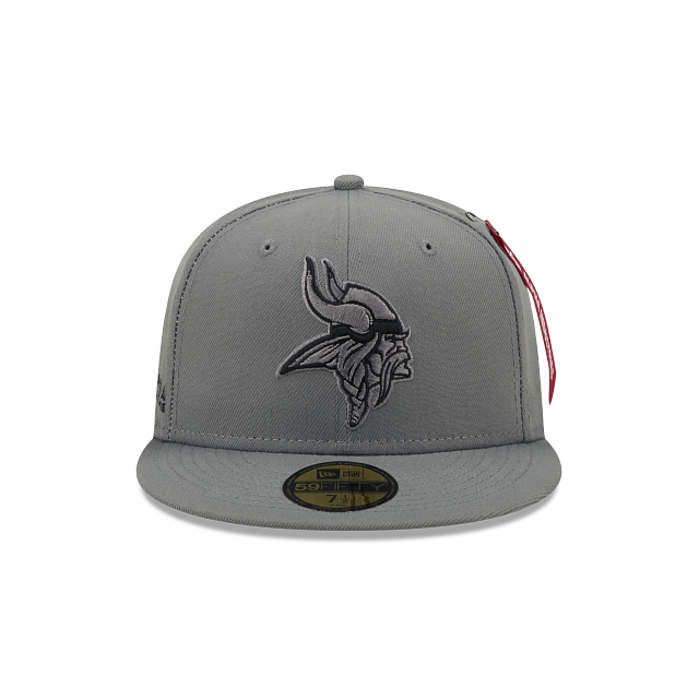 New Era Alpha Industries X Minnesota Vikings Gray 2022 59FIFTY Fitted