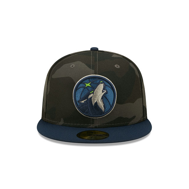 New Era Minnesota Timberwolves Lifestyle Camo 59FIFTY Fitted Hat