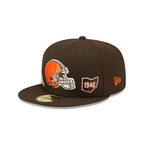New Era Cleveland Browns Team Identity 59FIFTY Fitted Hat