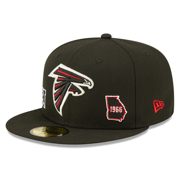 New Era Atlanta Falcons Team Identity 59FIFTY Fitted Hat