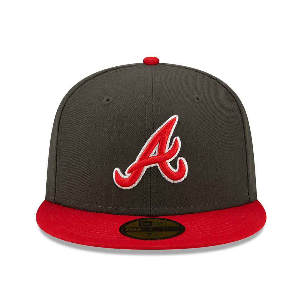 New Era Atlanta Braves Two-Tone Steel 59FIFTY Fitted Hat