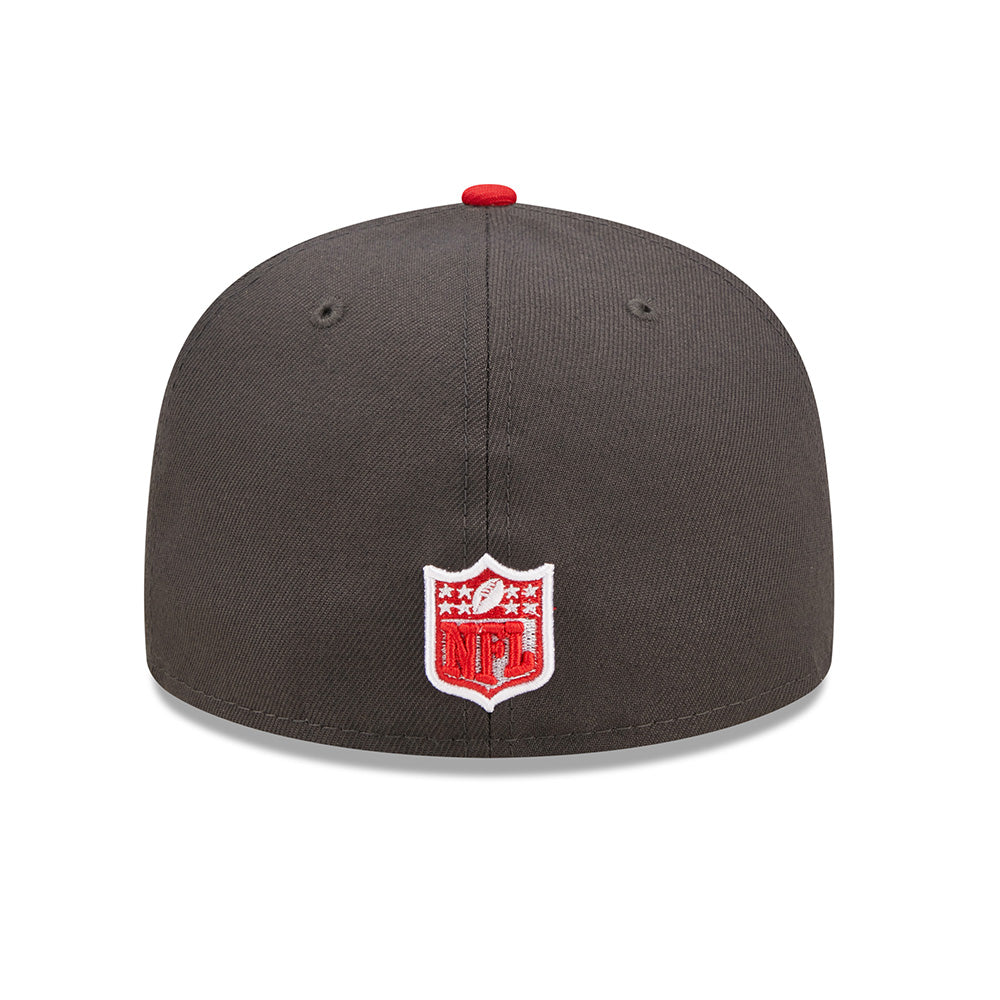 New Era Tampa Bay Buccaneers Two-Tone Steel 59FIFTY Fitted Hat