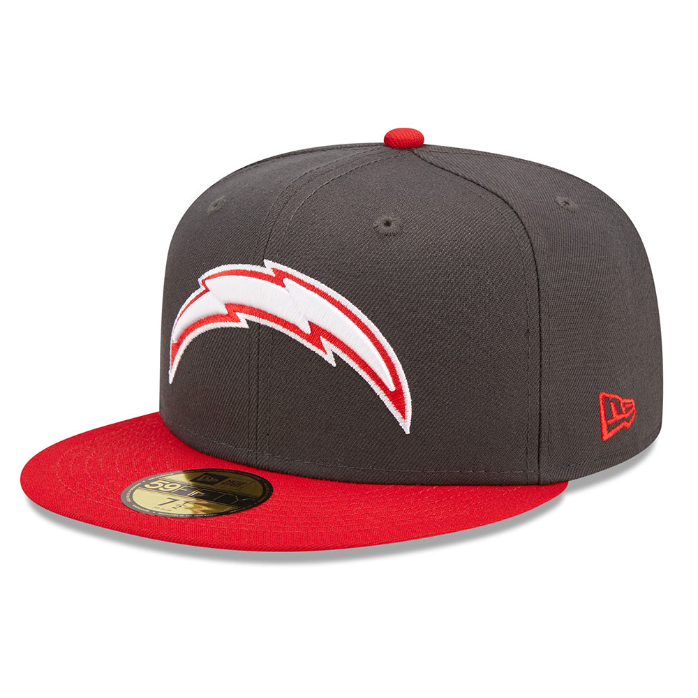 New Era Los Angeles Chargers Two-Tone Steel 59FIFTY Fitted Hat