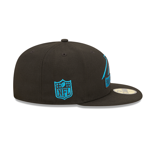 New Era Carolina Panthers 2022 Sideline Black 59FIFTY Fitted Hat