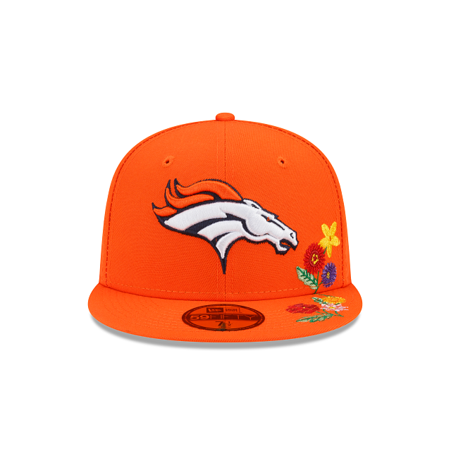 New Era Denver Broncos Visor Bloom 2022 59FIFTY Fitted Hat
