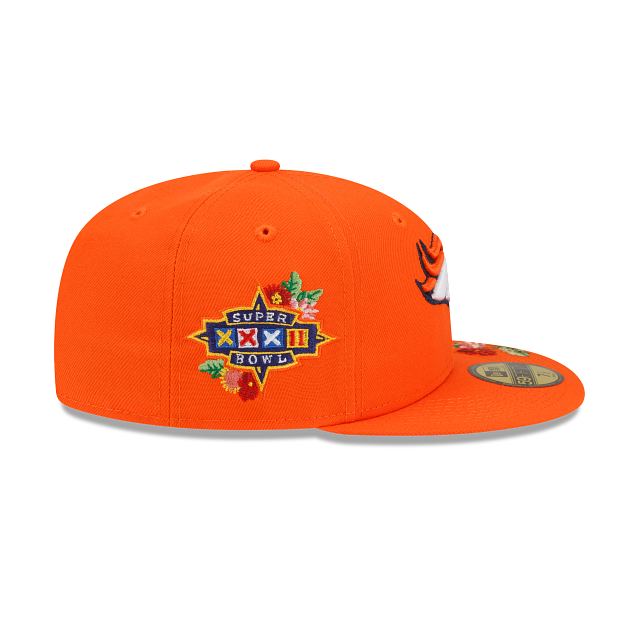 New Era Denver Broncos Visor Bloom 2022 59FIFTY Fitted Hat
