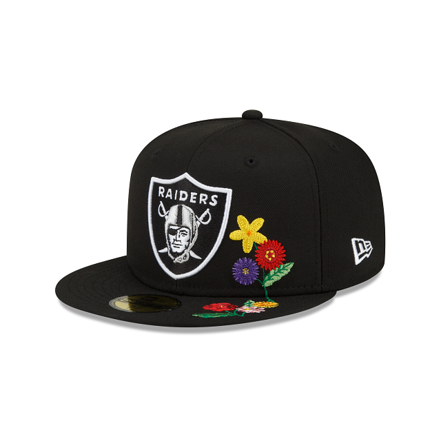New Era Las Vegas Raiders Visor Bloom 2022 59FIFTY Fitted Hat