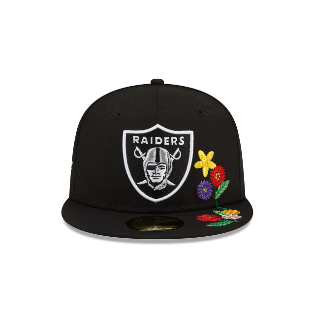 New Era Las Vegas Raiders Visor Bloom 2022 59FIFTY Fitted Hat