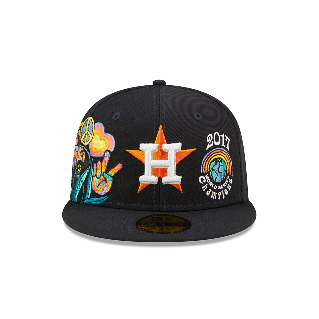 New Era Houston Astros Groovy 2022 59FIFTY Fitted Hat