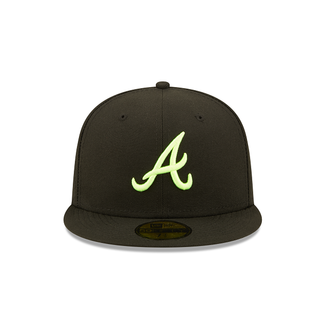 New Era Atlanta Braves Summer Pop Yellow 2022 59FIFTY Fitted Hat
