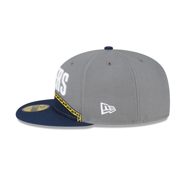 New Era Indiana Pacers 2022-23 City Edition Gray 59FIFTY Fitted Hat