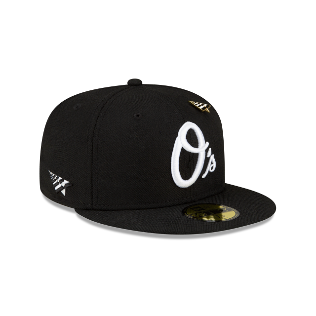 New Era Paper Planes X Baltimore Orioles Black 59FIFTY Fitted Hat