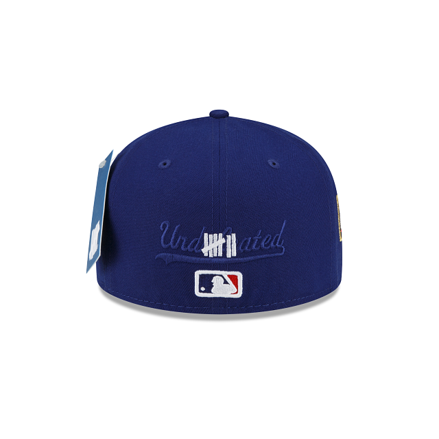 New Era Undefeated X Los Angeles Dodgers Blue 2022 59FIFTY Fitted Hat
