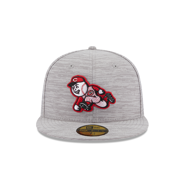 New Era Cincinnati Reds 2023 Clubhouse Gray 59FIFTY Fitted Hat