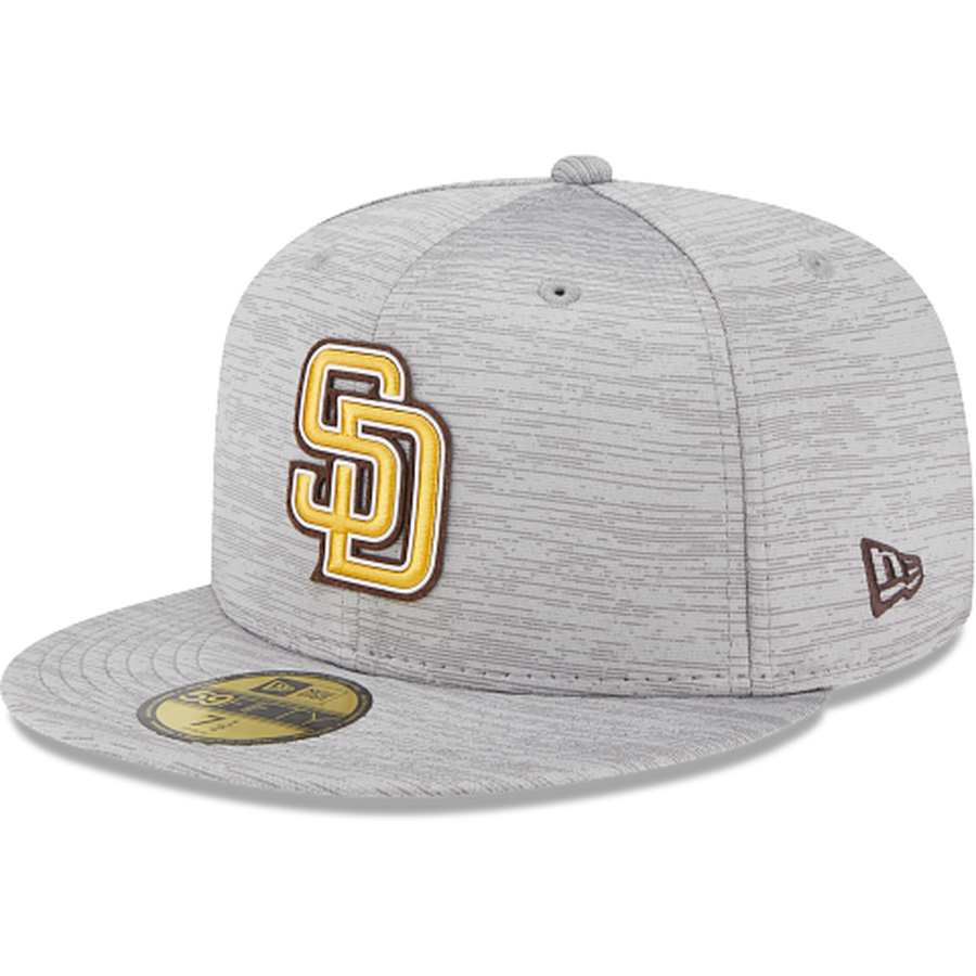 New Era San Diego Padres 2023 Clubhouse Gray 59FIFTY Fitted Hat