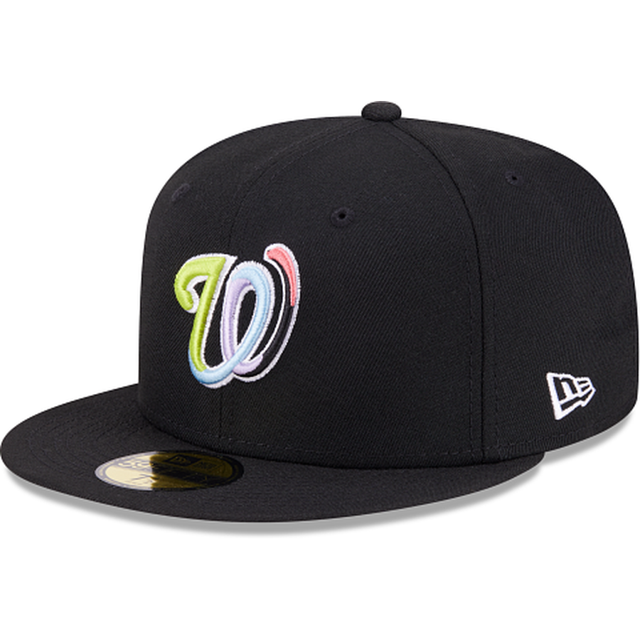 New Era Washington Nationals Colorpack Black 2023 59FIFTY Fitted Hat