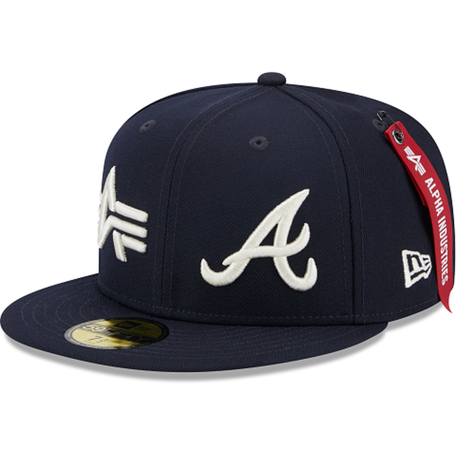 New Era Alpha Industries X Atlanta Braves Dual Logo 59FIFTY Fitted Hat