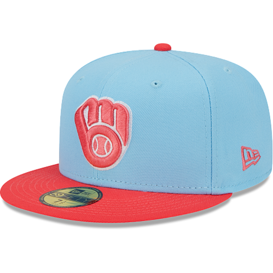 New Era Milwaukee Brewers Colorpack Blue 2023 59FIFTY Fitted Hat