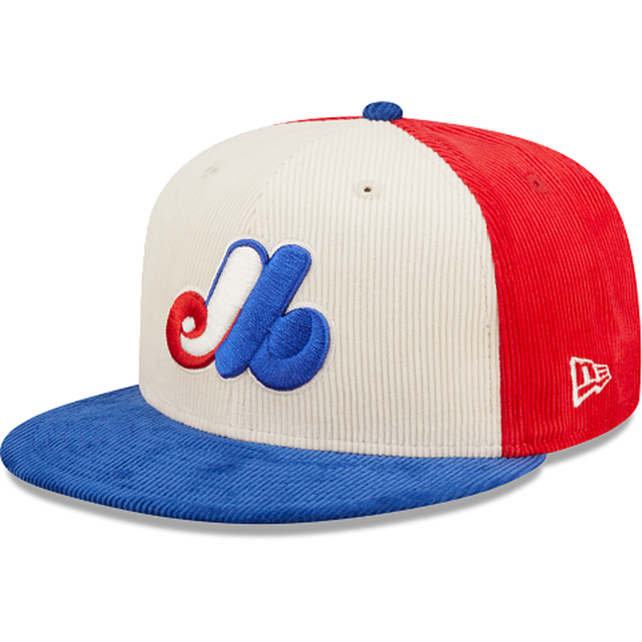 New Era Montreal Expos Cooperstown Corduroy 2022 59FIFTY Fitted Hat