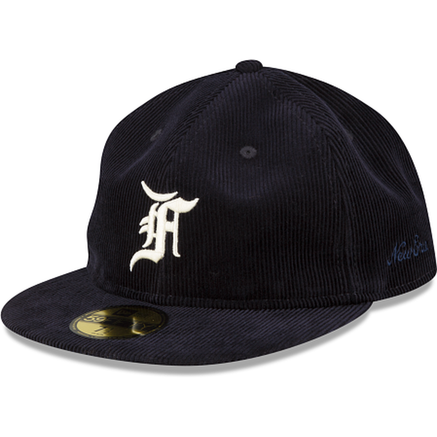 New Era Fear of God Essentials Corduroy Navy 59FIFTY Fitted Hat