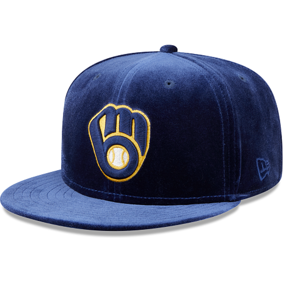 New Era Milwaukee Brewers Velvet 59FIFTY Fitted Hat