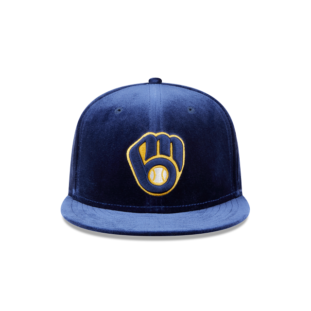 New Era Milwaukee Brewers Velvet 59FIFTY Fitted Hat