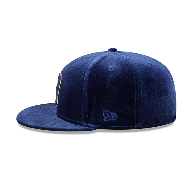 New Era Milwaukee Brewers Velvet 59FIFTY Fitted Hat