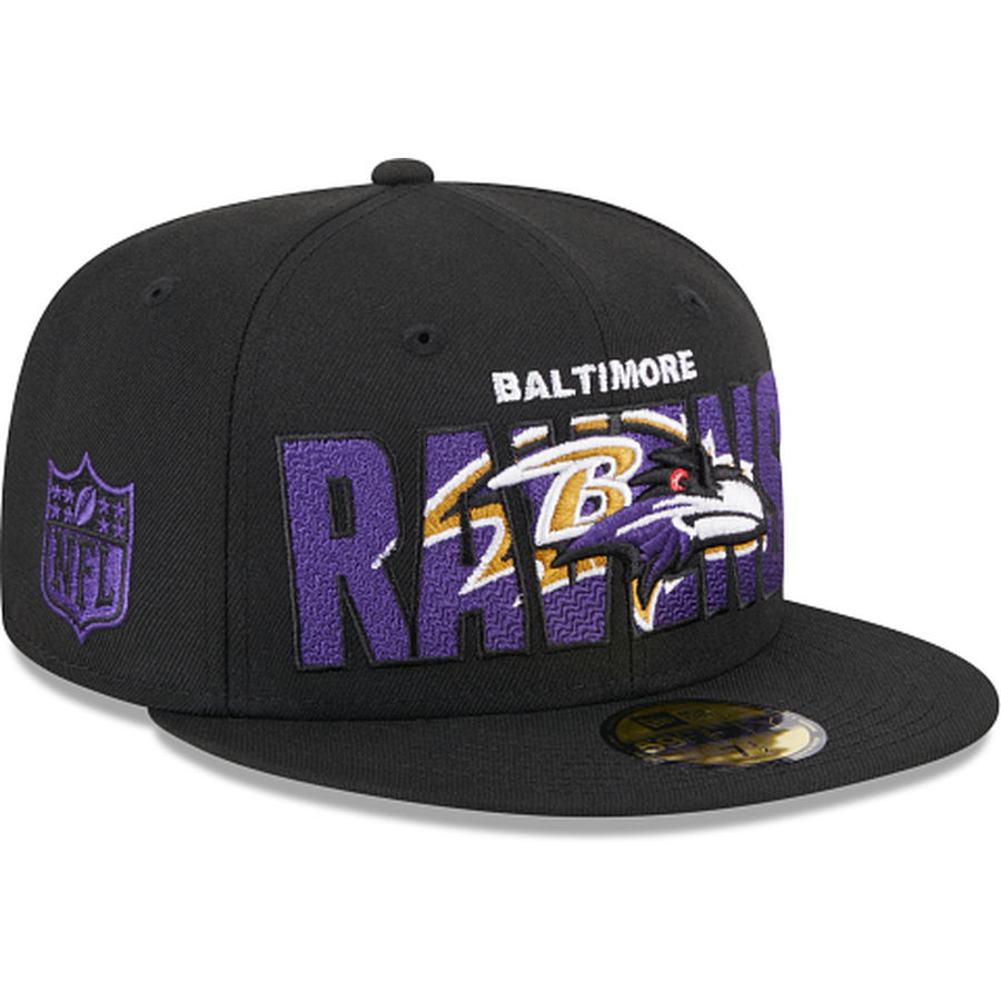 New Era Baltimore Ravens NFL Draft 2023 Alt 59FIFTY Fitted Hat
