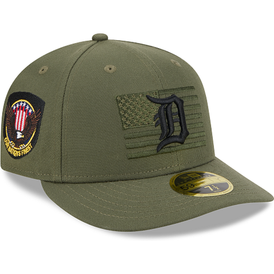 New Era Detroit Tigers Armed Forces Day 2023 Low Profile 59FIFTY Fitted Hat