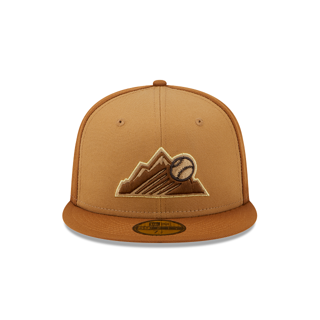 New Era Colorado Rockies Tri-Tone Brown 2023 59FIFTY Fitted Hat