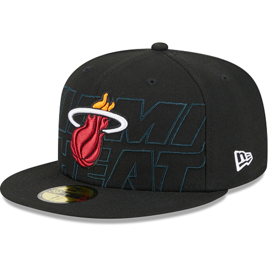 New Era Miami Heat NBA Authentics 2023 Draft 59FIFTY Fitted Hat