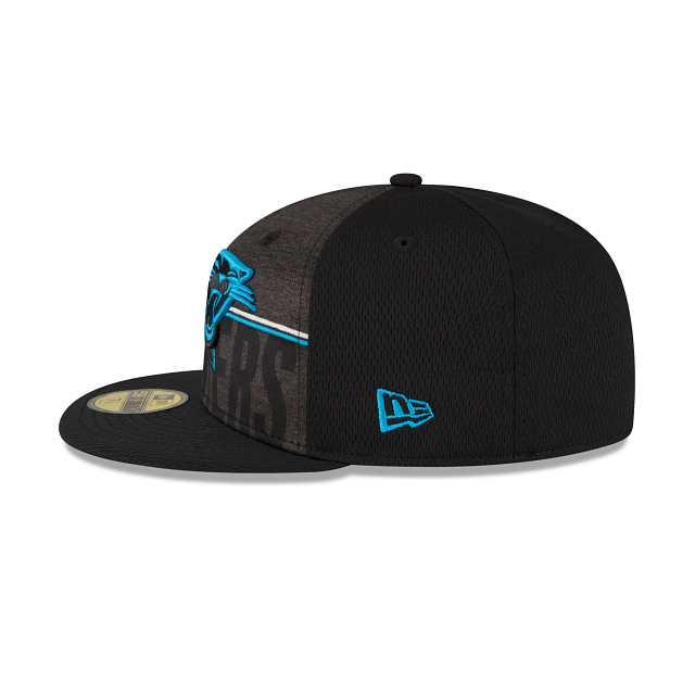 New Era Carolina Panthers 2023 Training Black 59FIFTY Fitted Hat