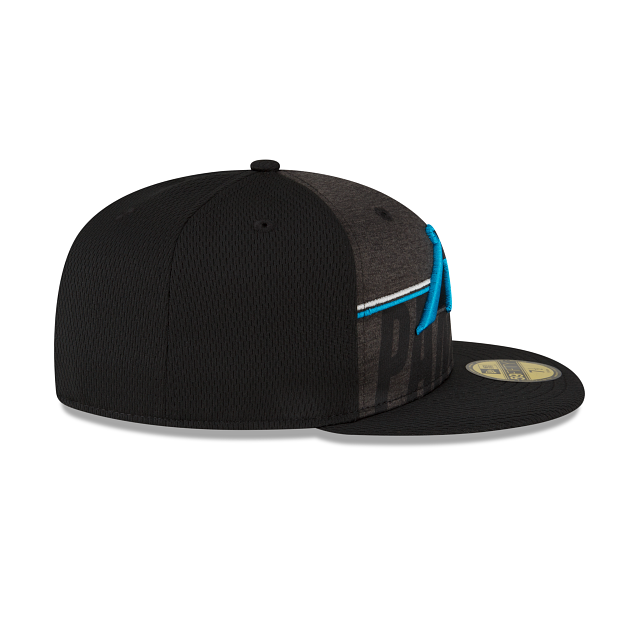 New Era Carolina Panthers 2023 Training Black 59FIFTY Fitted Hat