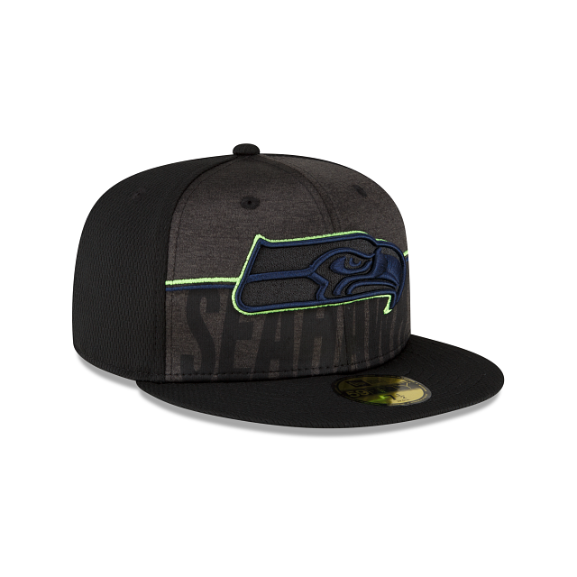 New Era Seattle Seahawks 2023 Training Black 59FIFTY Fitted Hat