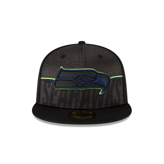 New Era Seattle Seahawks 2023 Training Black 59FIFTY Fitted Hat