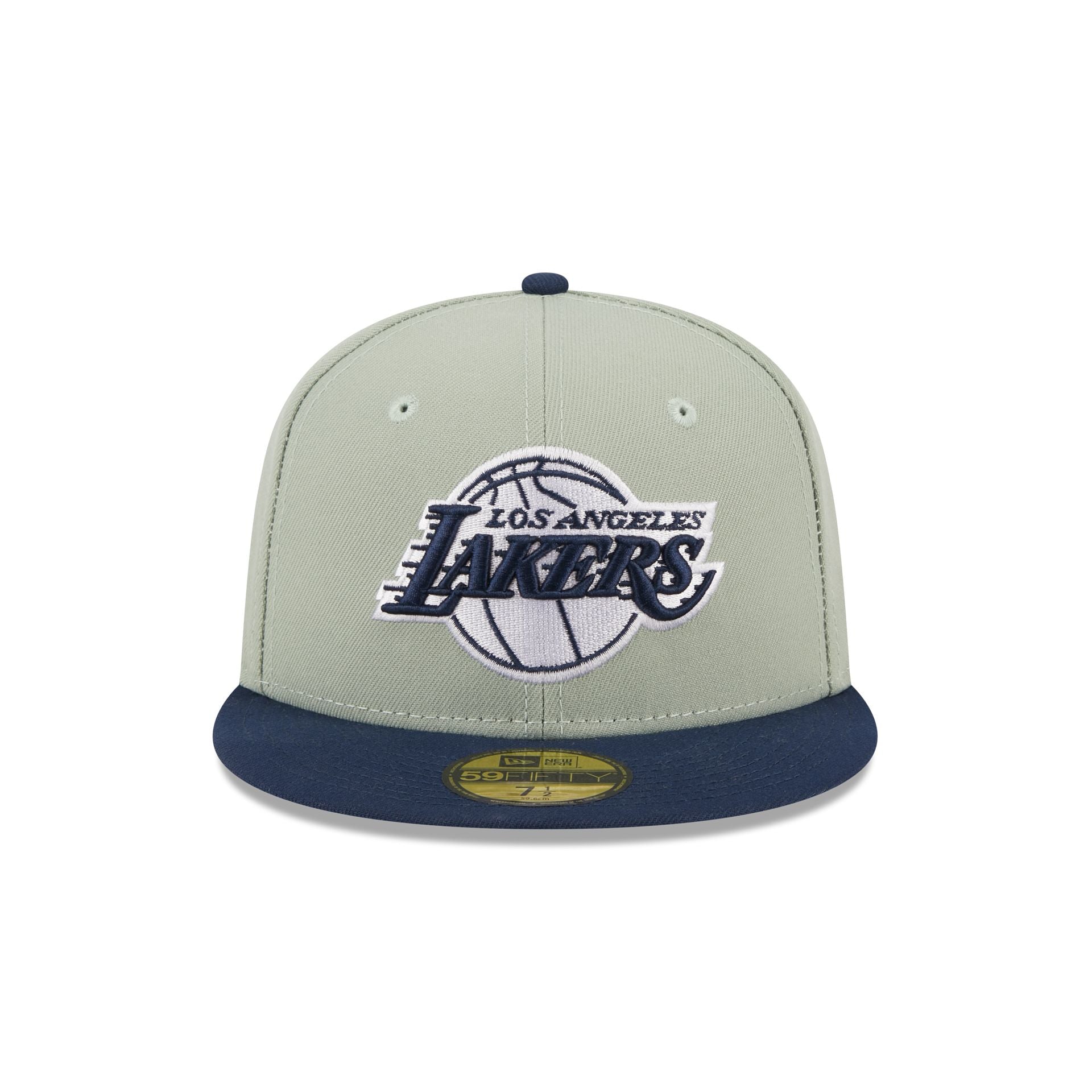 New Era Los Angeles Lakers Colorpack Gray/Navy 2023 59FIFTY Fitted Hat