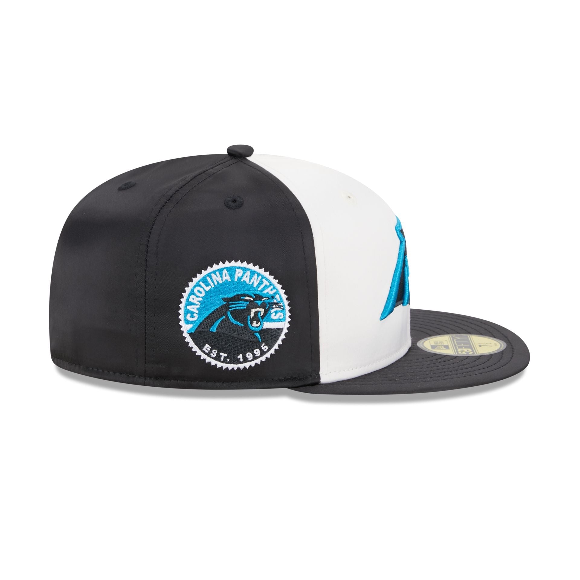 New Era Carolina Panthers Throwback Satin 2023 59FIFTY Fitted Hat