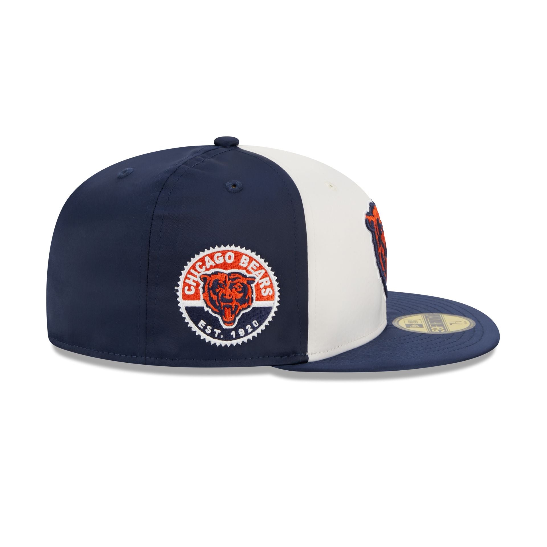 New Era Chicago Bears Throwback Satin 2023 59FIFTY Fitted Hat