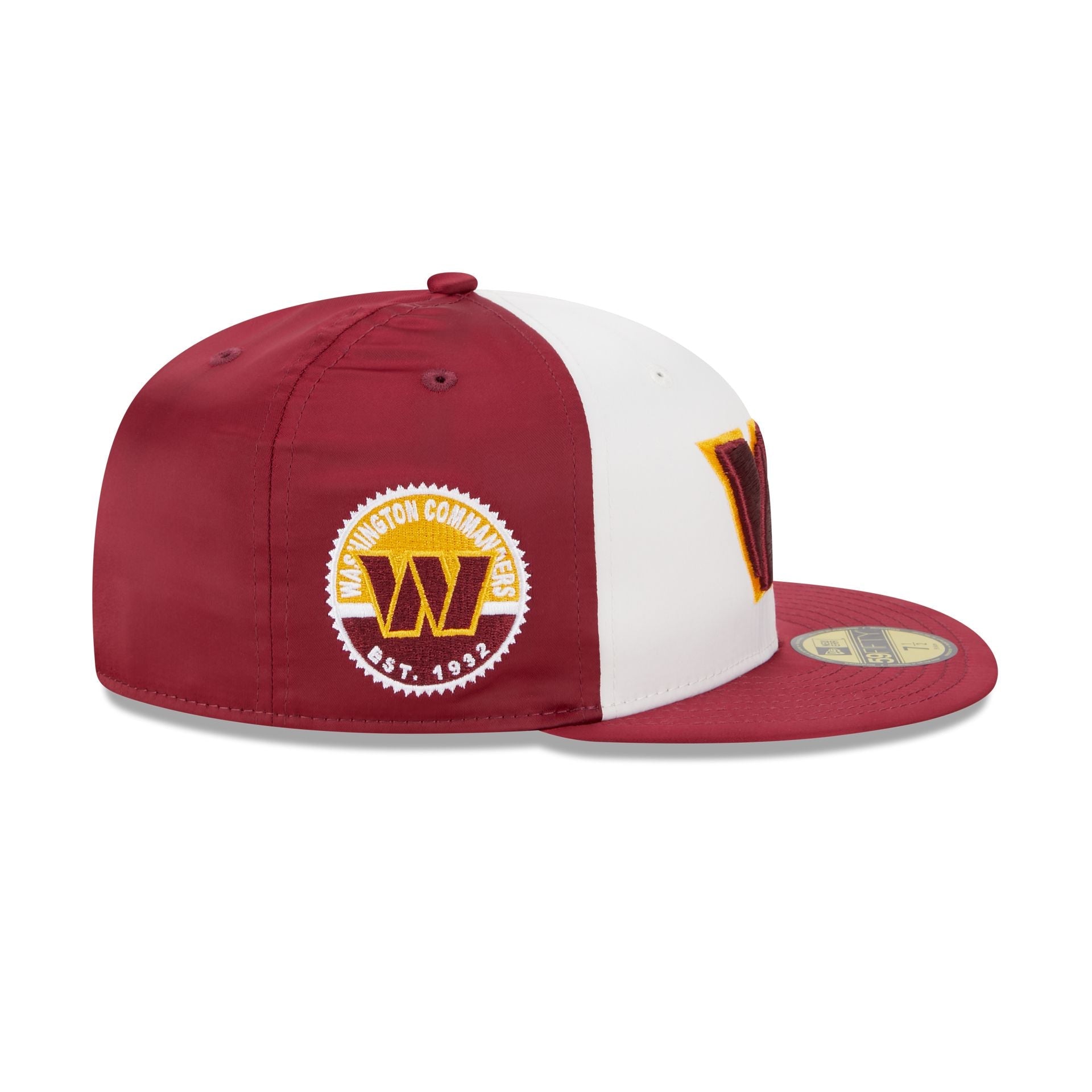 New Era Washington Commanders Throwback Satin 2023 59FIFTY Fitted Hat