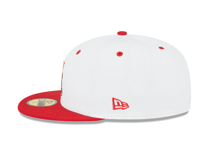 New Era Eugene Emeralds White/Red 59FIFTY Fitted Hat