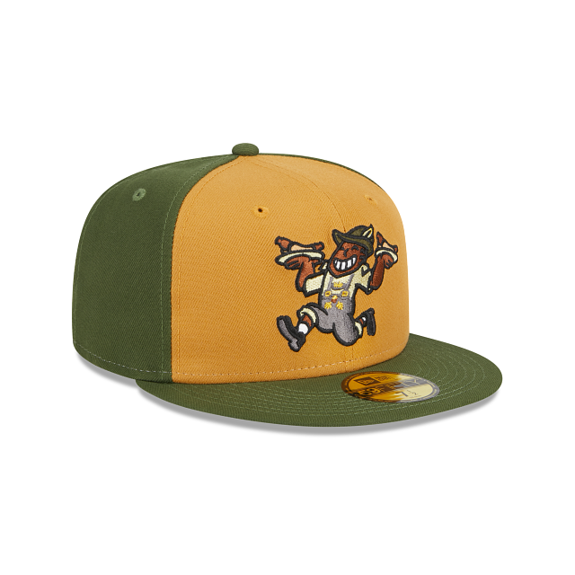 New Era Wisconsin Timber Rattlers Theme Night Green 59FIFTY Fitted Hat