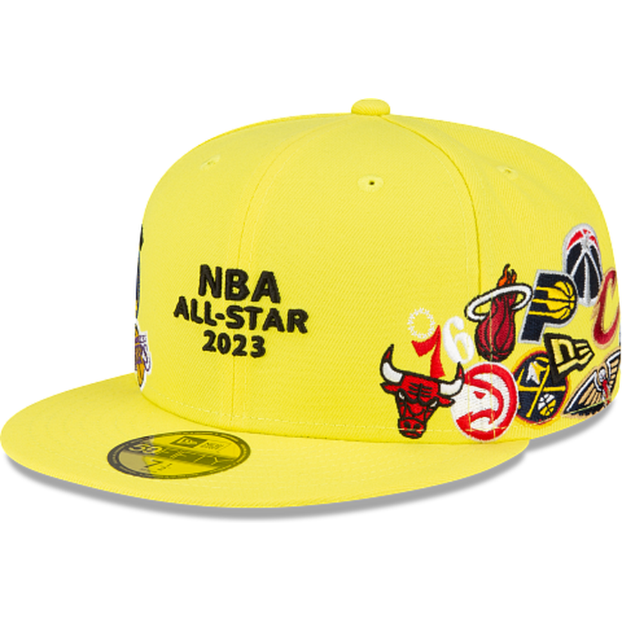 New Era Jon Stan X NBA All-Star 2023 Yellow 59FIFTY Fitted Hat