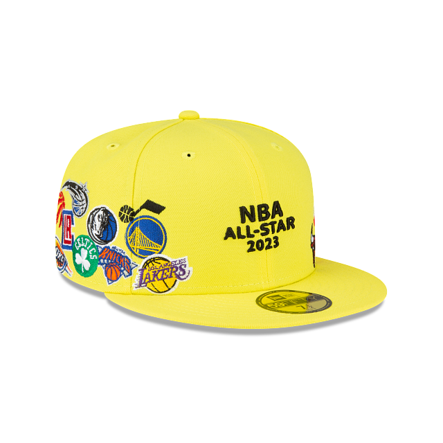New Era Jon Stan X NBA All-Star 2023 Yellow 59FIFTY Fitted Hat